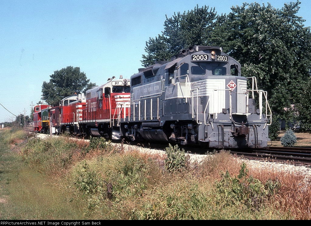 TP&W 2003 with BLOL 91 and 55